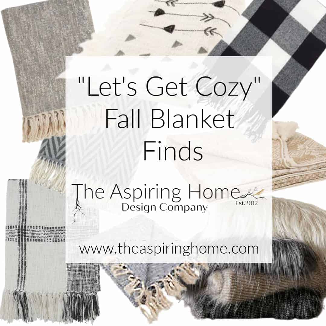 12 Throw Blankets for Fall - Let's Get Cozy | The Aspiring Home