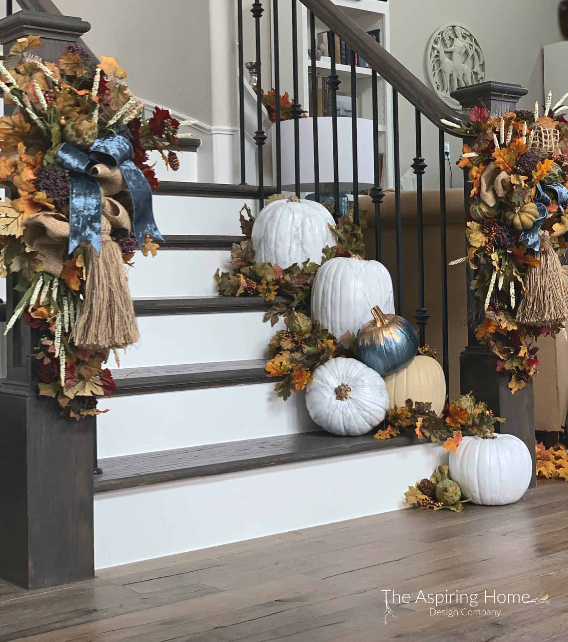 Fall Door Swag - Easy Tutorial | The Aspiring Home
