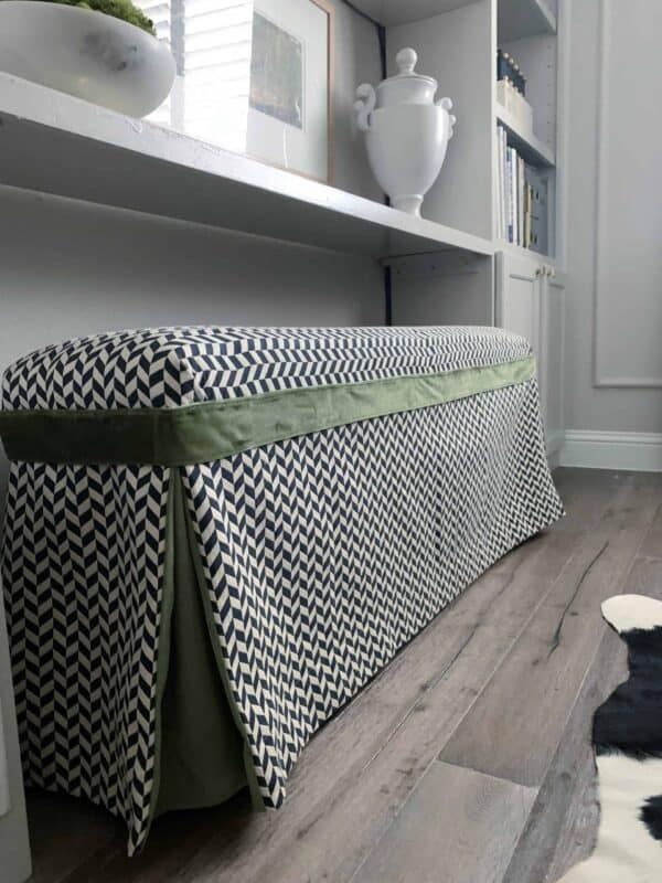 How To Upholster A Bench Over The Weekend | The Aspiring Home Interiors