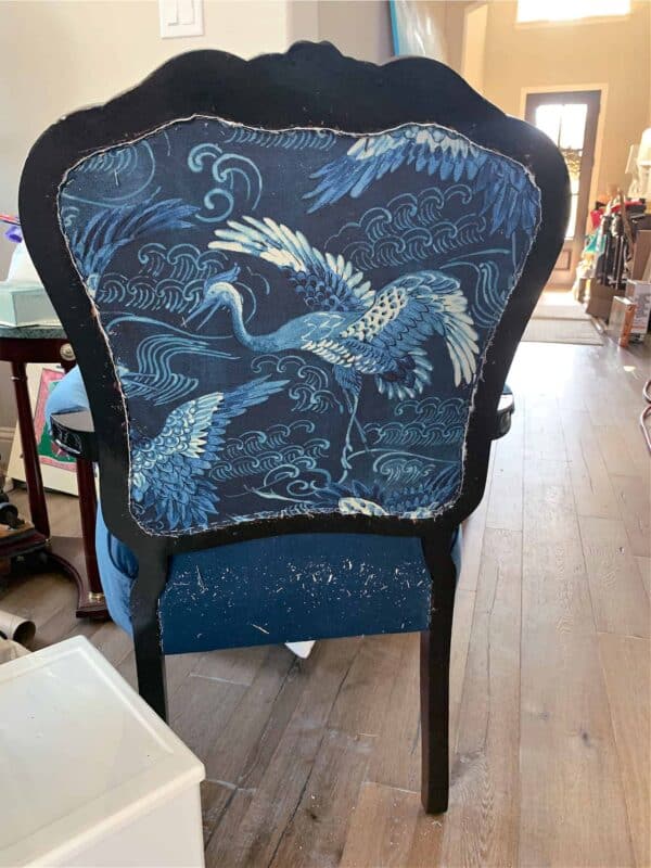 DIY Double-Welt Upholstered Chair | The Aspiring Home